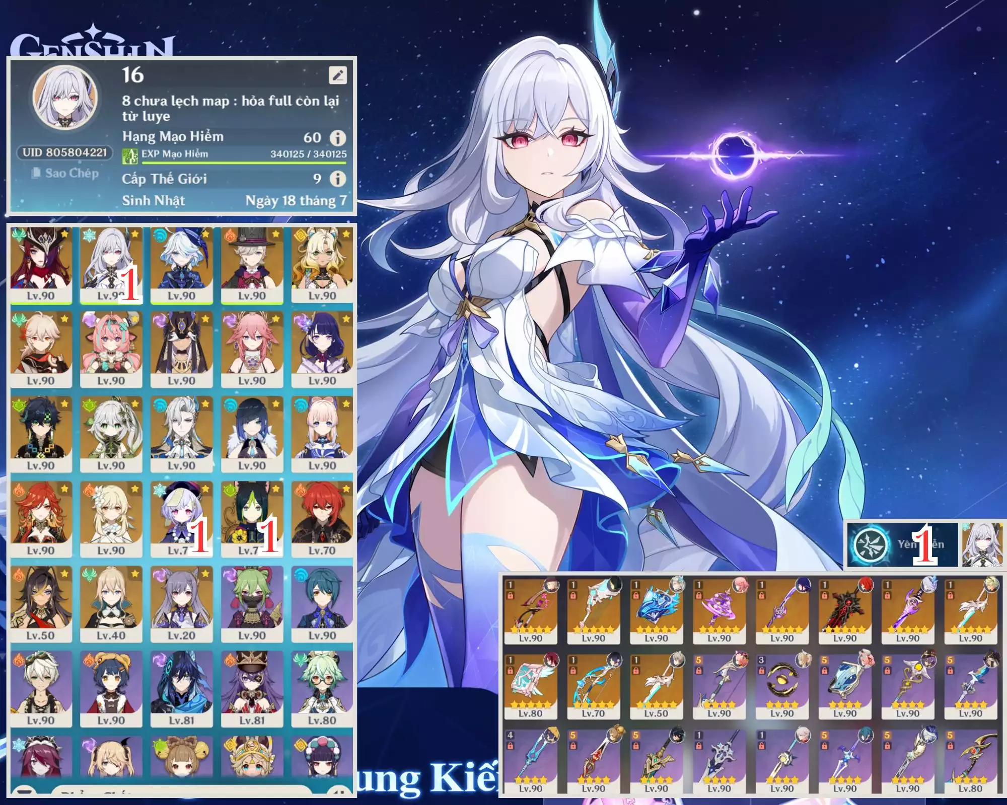 Chi tiết acc Vip #352797